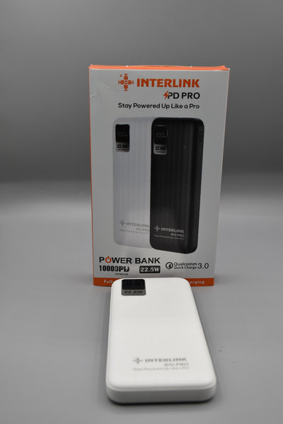 Interlink PD Pro 10000mah powebank 22.5w [quick charge] – Mtech4u